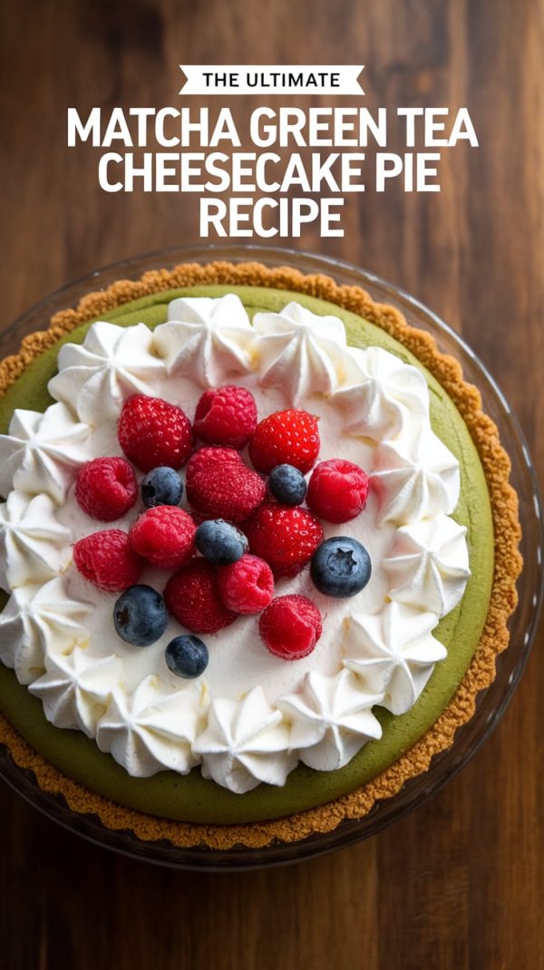The Ultimate Matcha Green Tea Cheesecake Pie Recipe – Treat Savvy