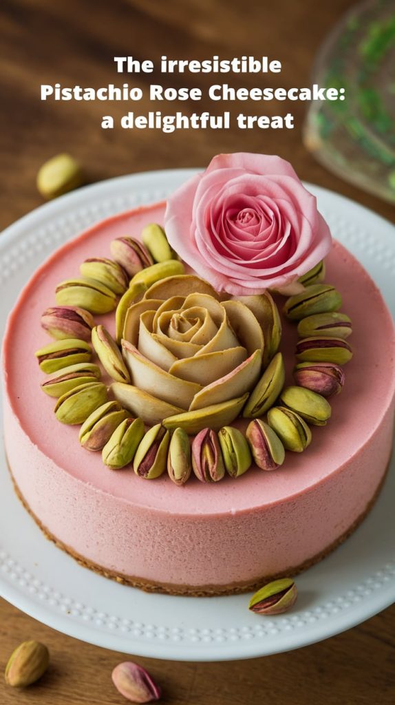 The Irresistible Pistachio Rose Cheesecake: A Delightful Treat – Treat ...