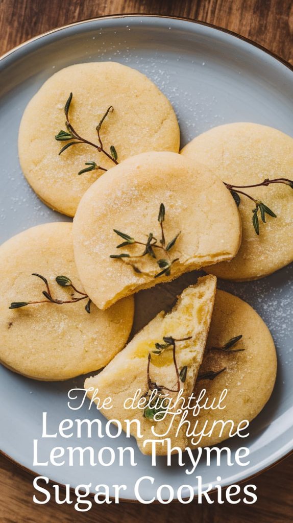 The Delightful Lemon Thyme Sugar Cookies – Treat Savvy
