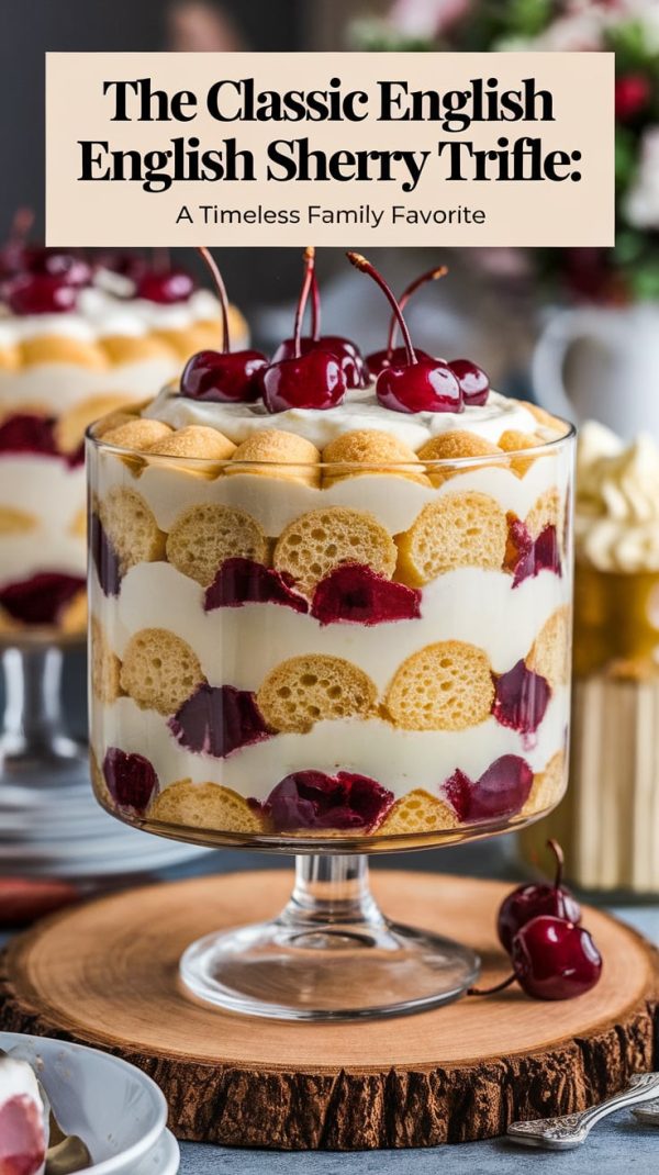 The Classic English Sherry Trifle: A Timeless Family Favorite – Treat Savvy