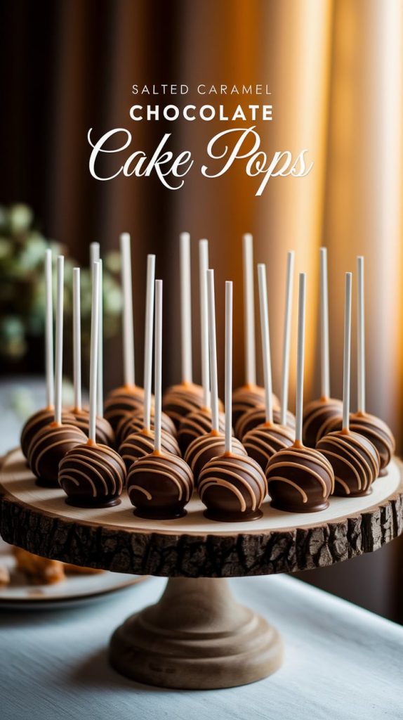 Salted Caramel Chocolate Cake Pops – Treat Savvy