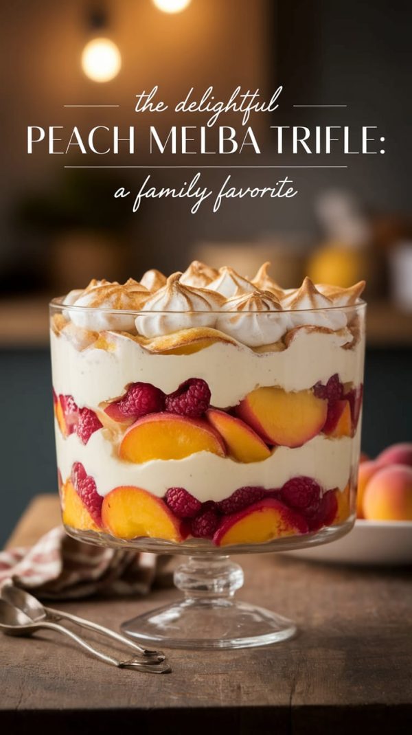 The Delightful Peach Melba Trifle: A Family Favorite – Treat Savvy