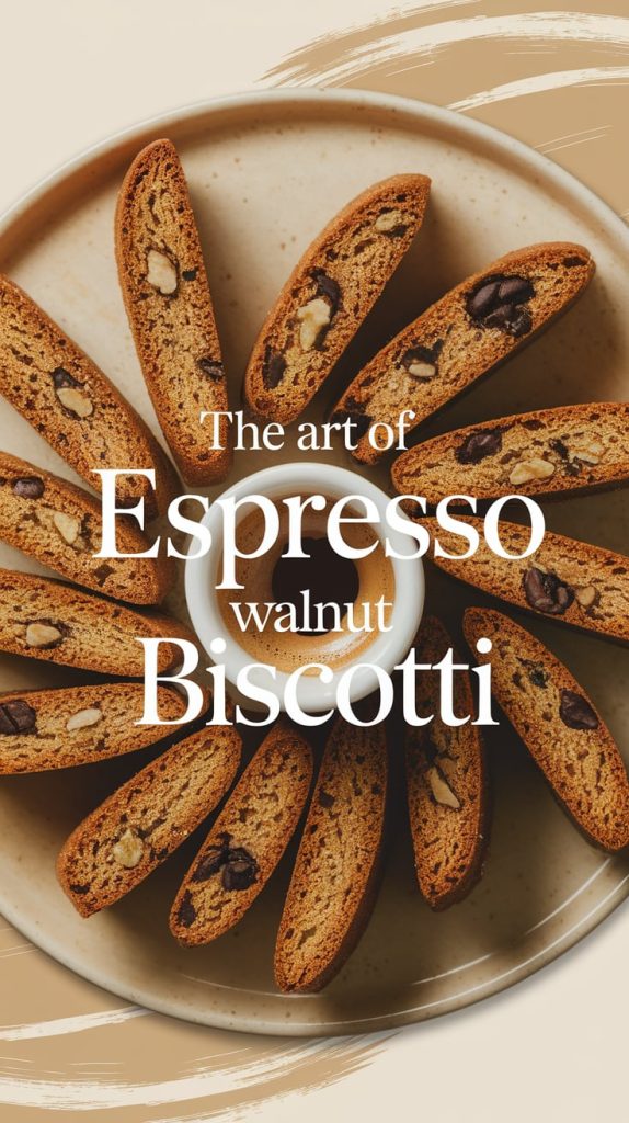 The Art of Espresso Walnut Biscotti – Treat Savvy