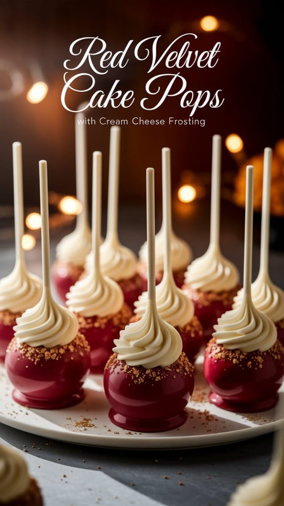 Red Velvet Cake Pops with Cream Cheese Frosting – Treat Savvy