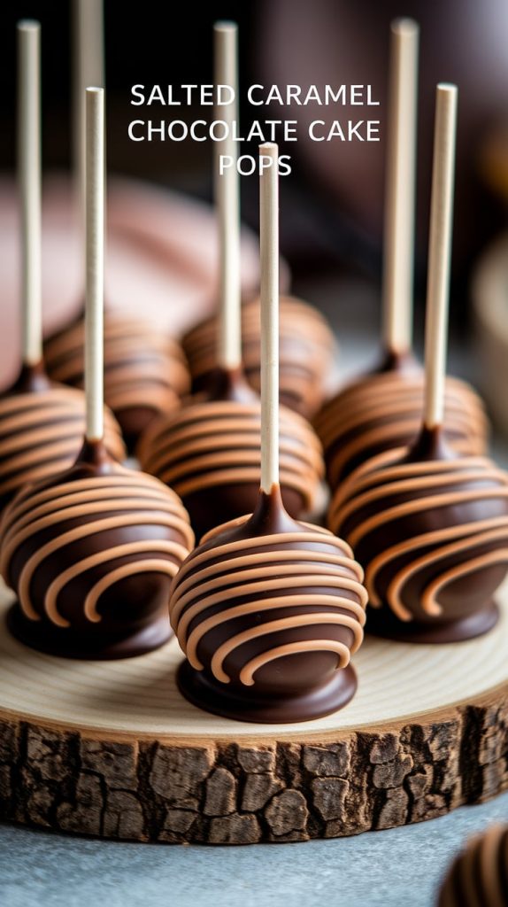 Salted Caramel Chocolate Cake Pops – Treat Savvy