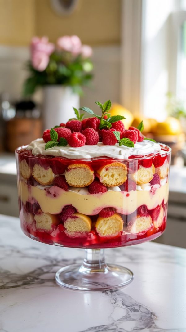 The Raspberry Lemonade Dream Trifle: A Refreshing Summer Treat – Treat ...