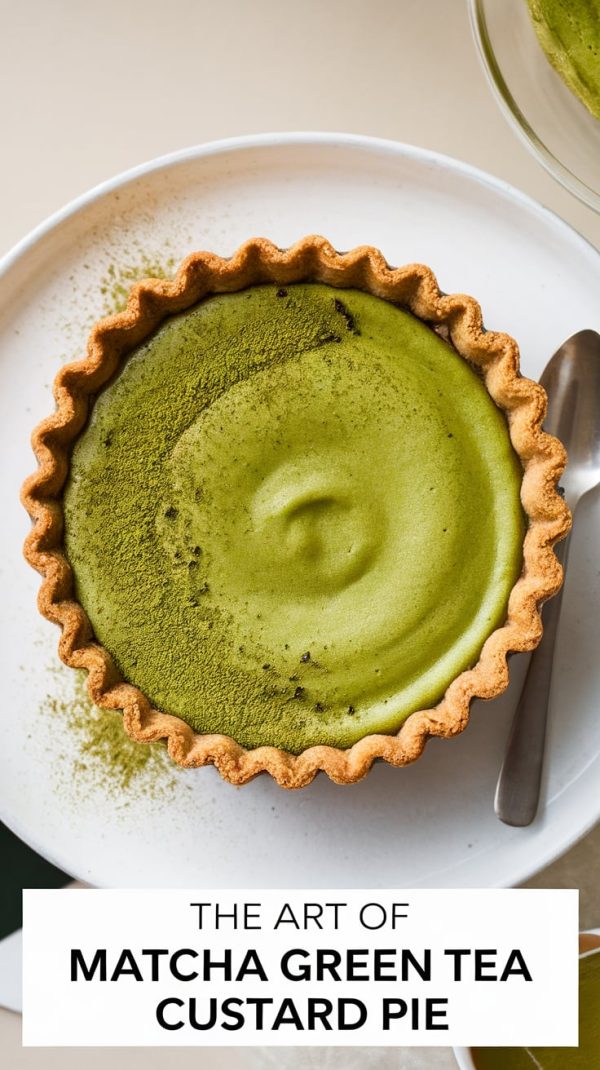 The Art of Matcha Green Tea Custard Pie – Treat Savvy