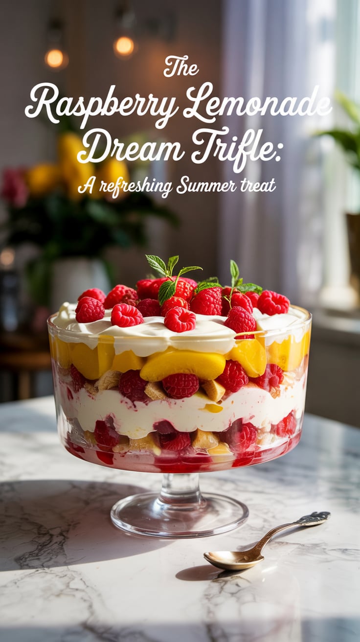 The Raspberry Lemonade Dream Trifle: A Refreshing Summer Treat – Treat ...