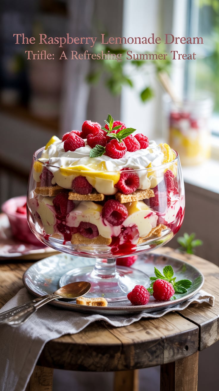 The Raspberry Lemonade Dream Trifle: A Refreshing Summer Treat – Treat ...