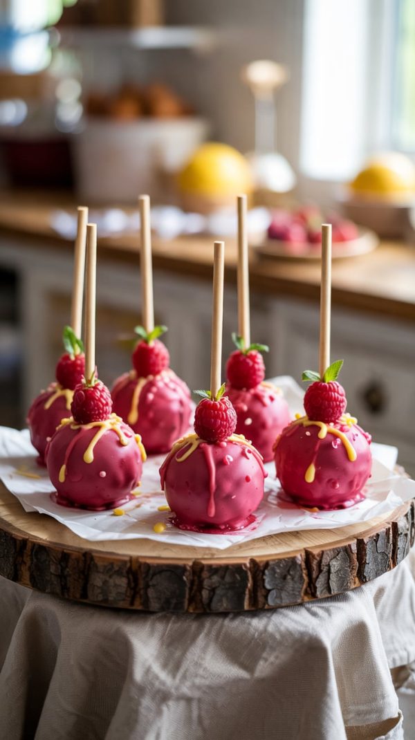 The Delightful Raspberry Lemonade Cake Pops – Treat Savvy