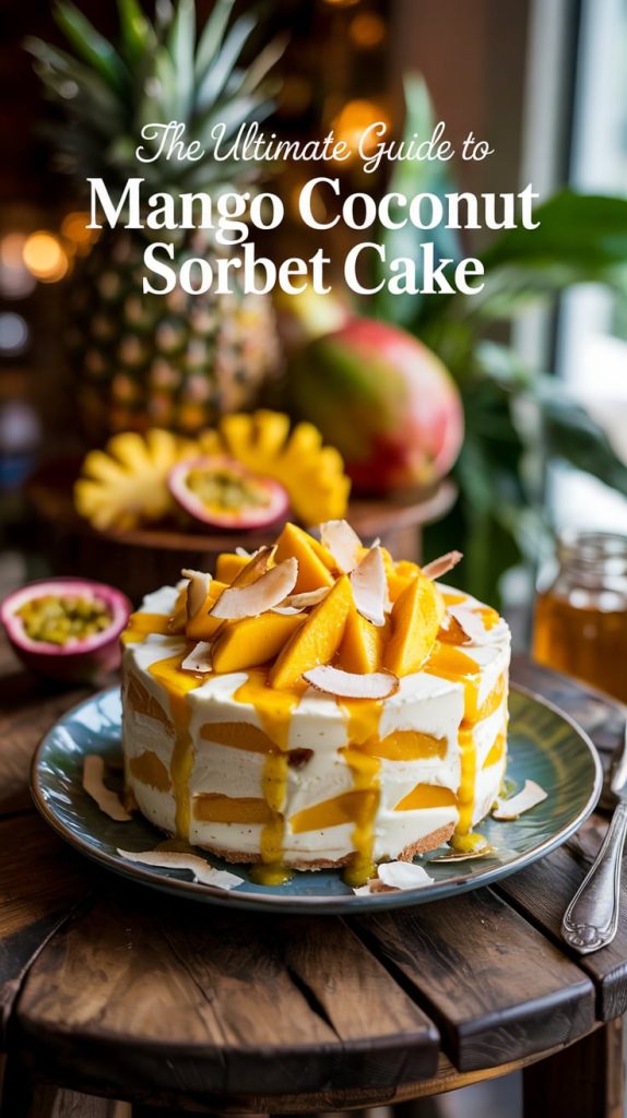 The Ultimate Guide to Mango Coconut Sorbet Cake – Treat Savvy