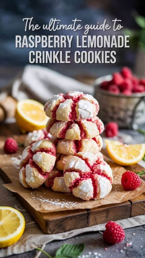 The Ultimate Guide to Raspberry Lemonade Crinkle Cookies – Treat Savvy