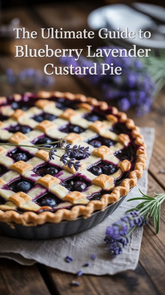 The Ultimate Guide to Blueberry Lavender Custard Pie – Treat Savvy