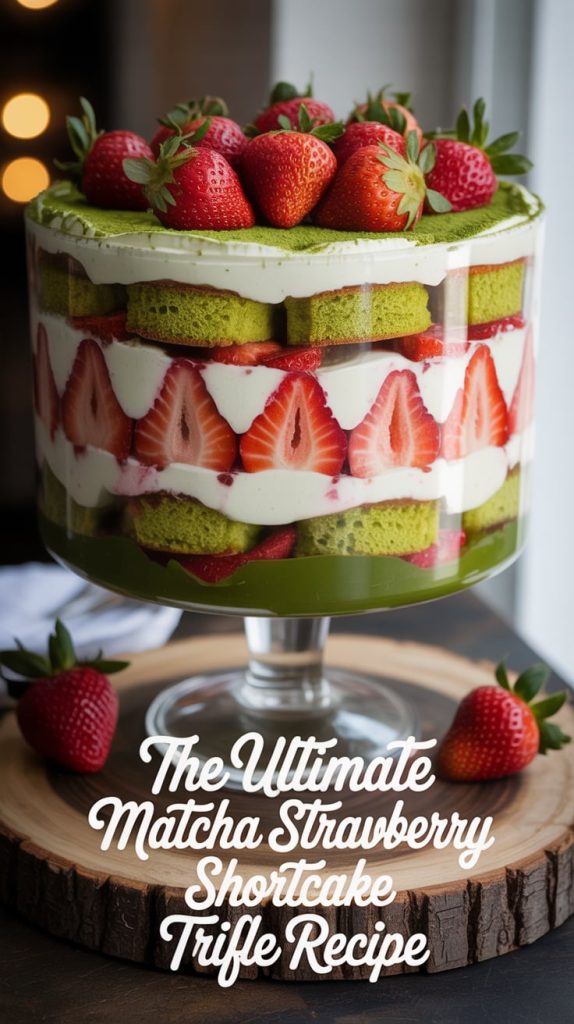 The Ultimate Matcha Strawberry Shortcake Trifle Recipe – Treat Savvy