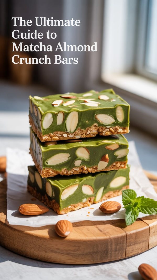 The Ultimate Guide to Matcha Almond Crunch Bars – Treat Savvy