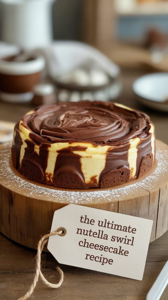 The Ultimate Nutella Swirl Cheesecake Recipe – Treat Savvy