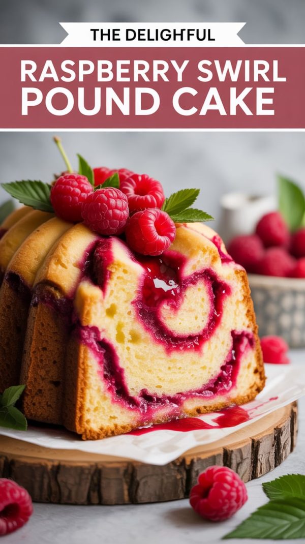 The Delightful Raspberry Swirl Pound Cake – Treat Savvy