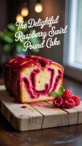 The Delightful Raspberry Swirl Pound Cake – Treat Savvy
