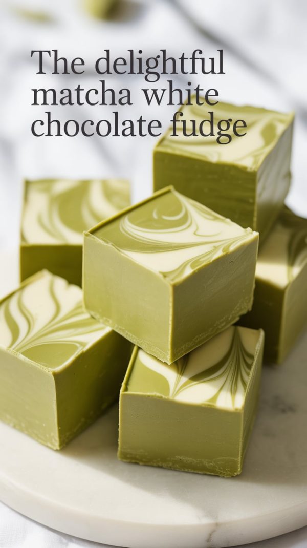 The Delightful Matcha White Chocolate Fudge – Treat Savvy