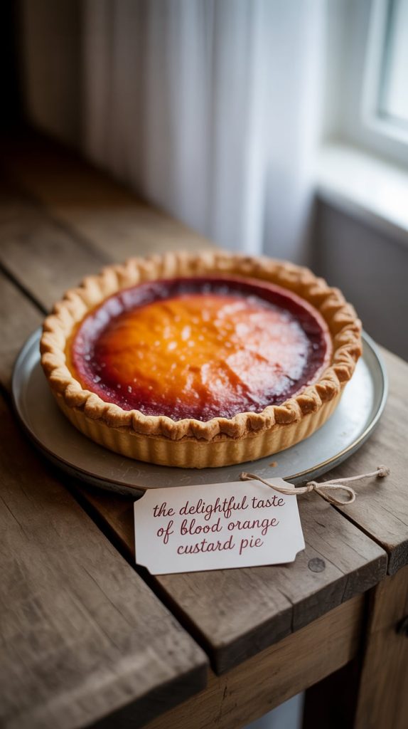 The Delightful Taste of Blood Orange Custard Pie – Treat Savvy