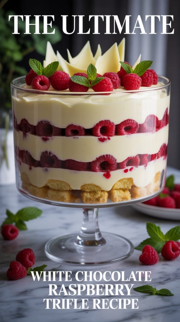 The Ultimate White Chocolate Raspberry Trifle Recipe – Treat Savvy