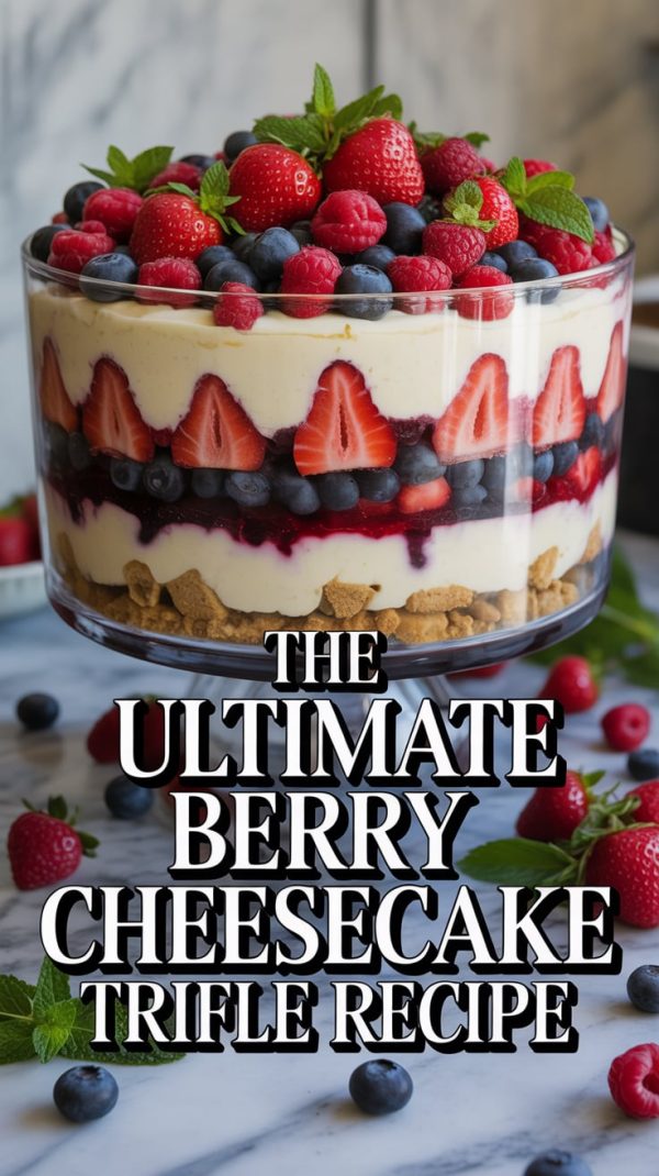 The Ultimate Berry Cheesecake Trifle Recipe – Treat Savvy