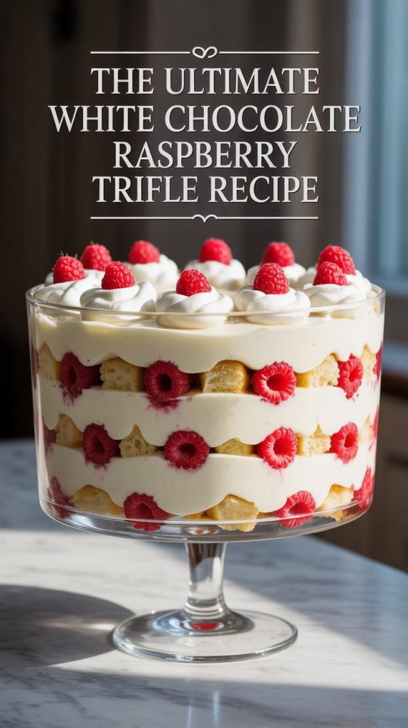 The Ultimate White Chocolate Raspberry Trifle Recipe – Treat Savvy