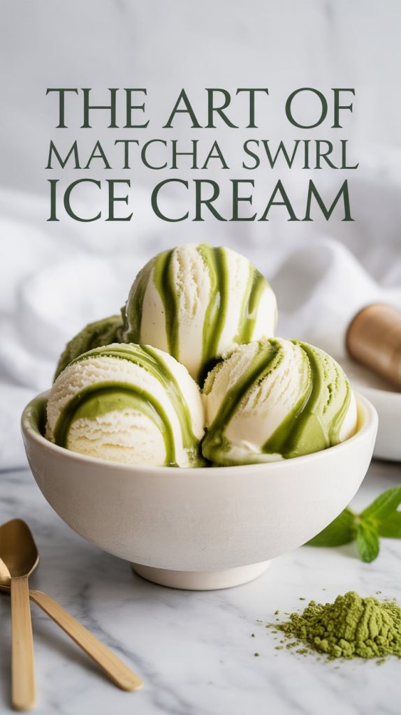 The Art of Matcha Swirl Ice Cream – Treat Savvy