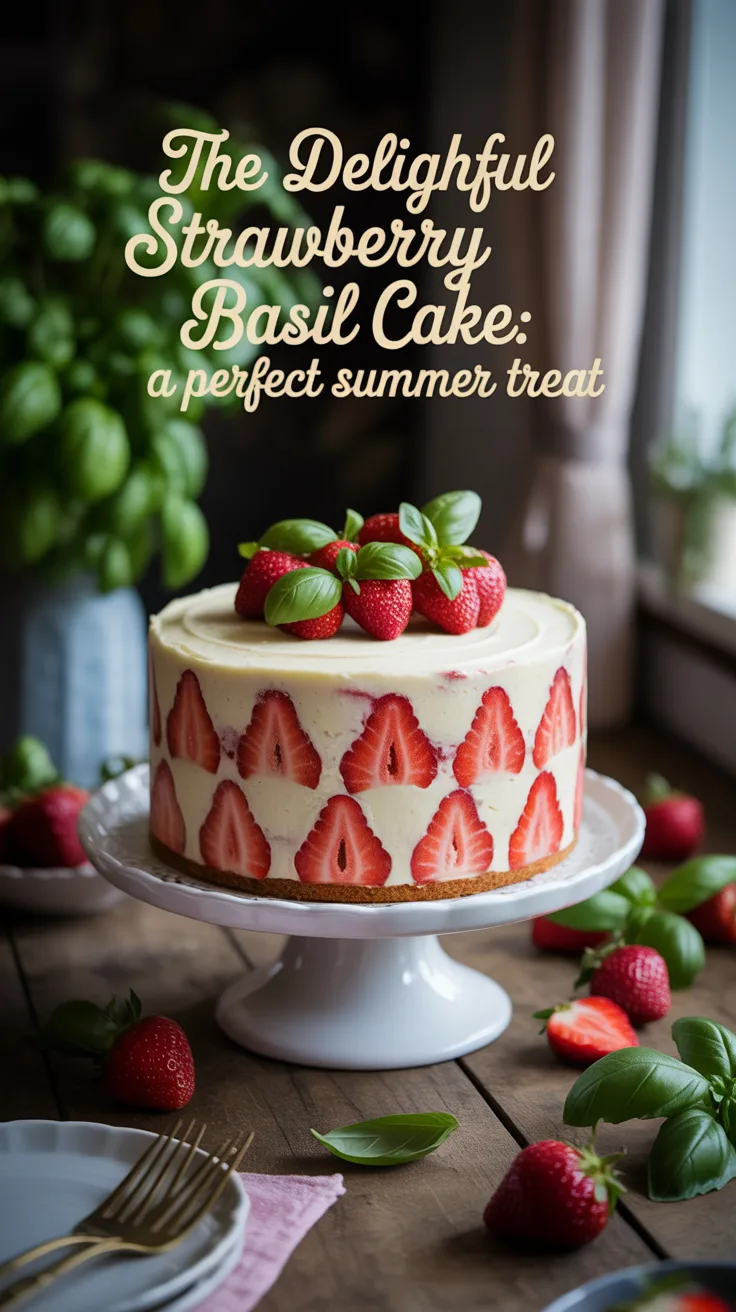 The Delightful Strawberry Basil Cake: A Perfect Summer Treat – Treat Savvy